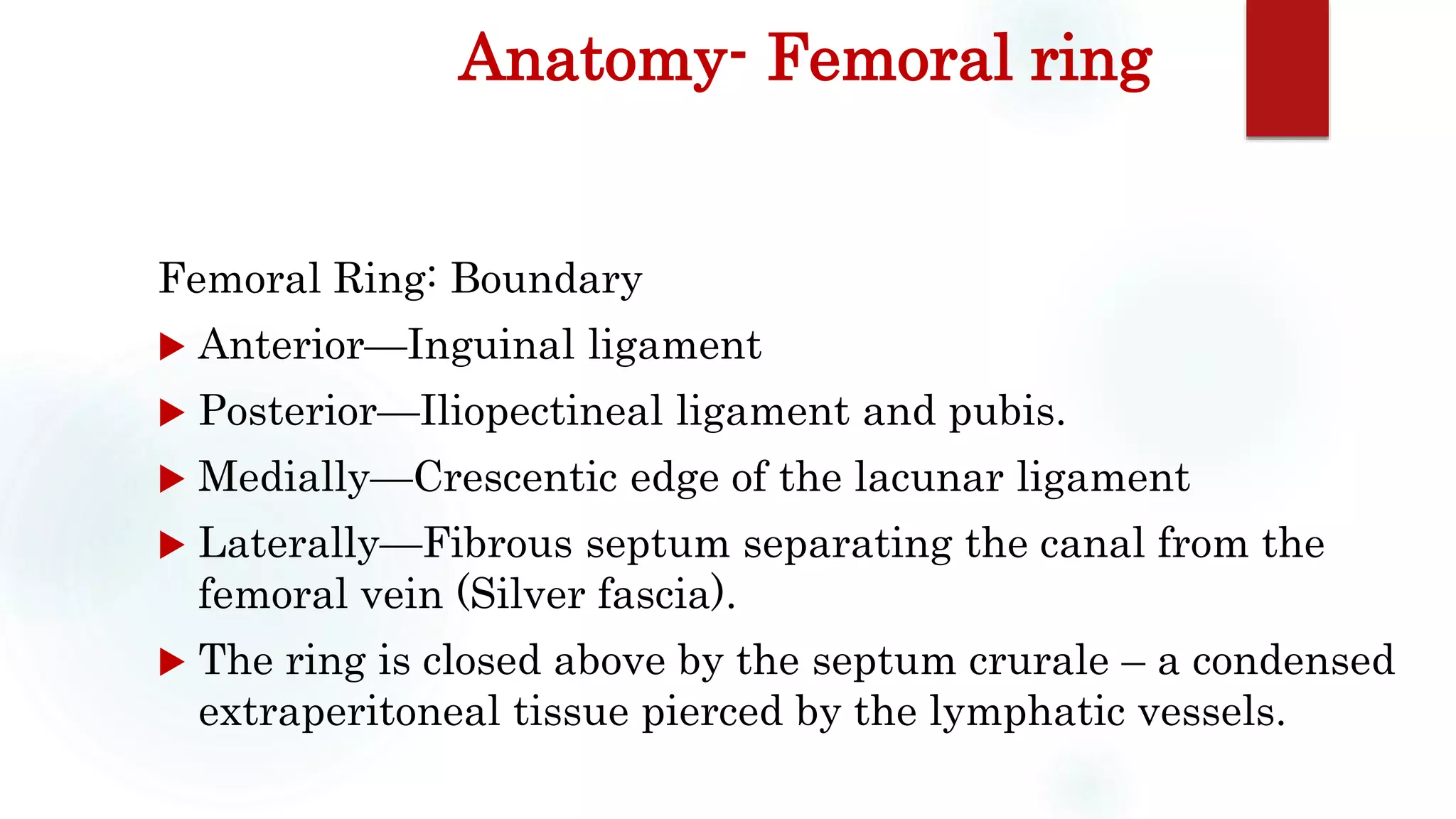 Groin swellings- Introduction | PPTX