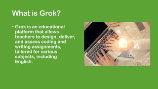 AI - Grok to create English Assignments. | PPT