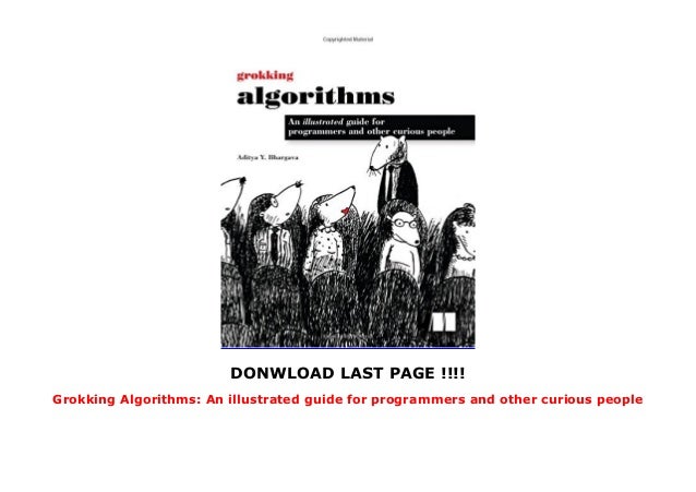 Grokking Algorithms An Illustrated Guide For Programmers And Other