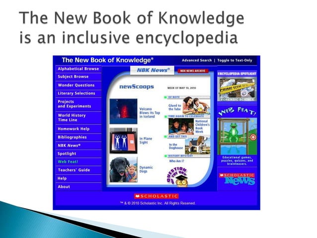 Grolier database | PPT