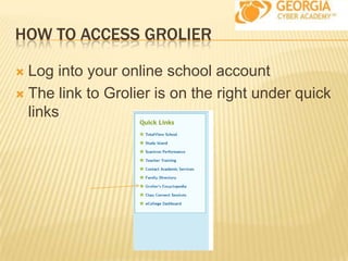 Grolier encyclopedia presentation | PPT