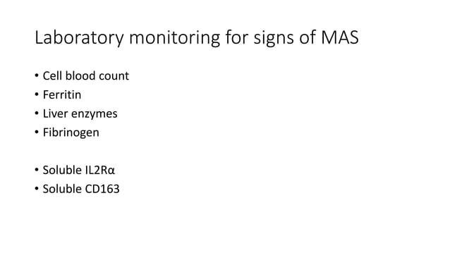 Macrophage Activation Syndrome in SJIA - Alexei Grom | PPTX | Blood ...