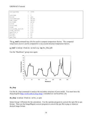 Gromacs Tutorial | PDF