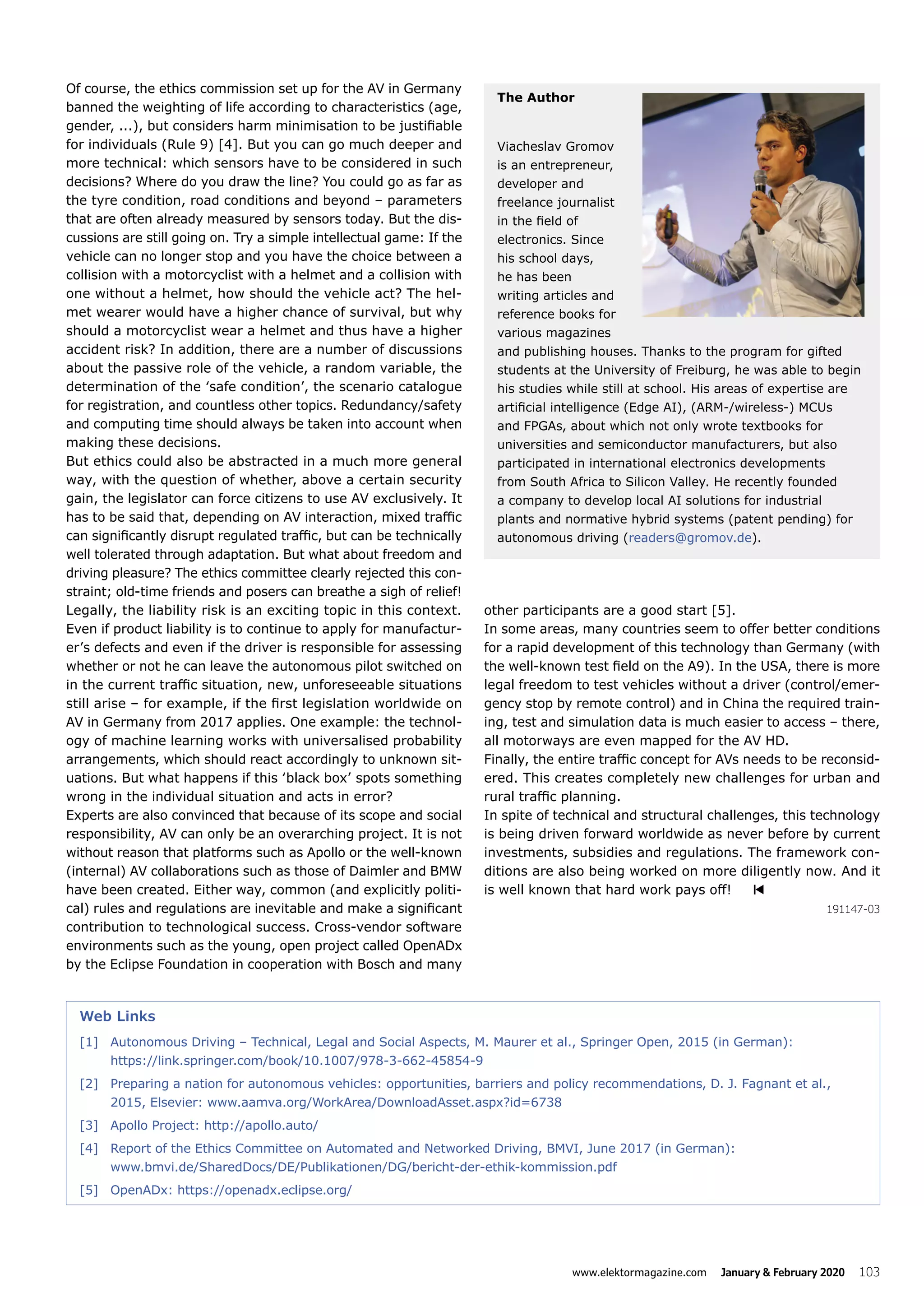 Autonomous driving | PDF