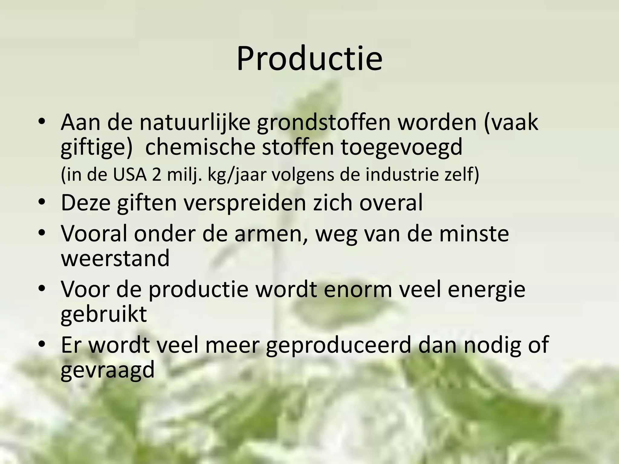 Grondstof, Geen Afval | PPT
