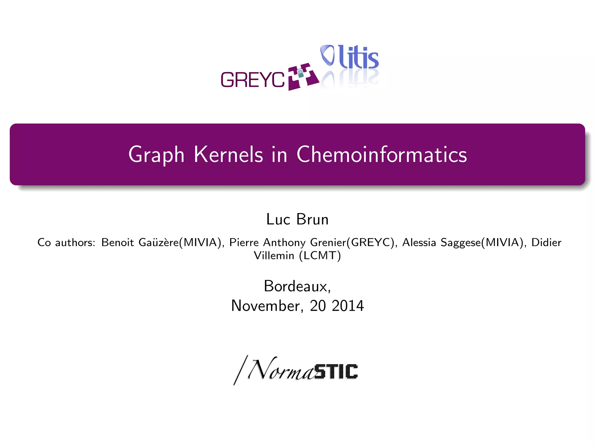 Graph kernels | PPT
