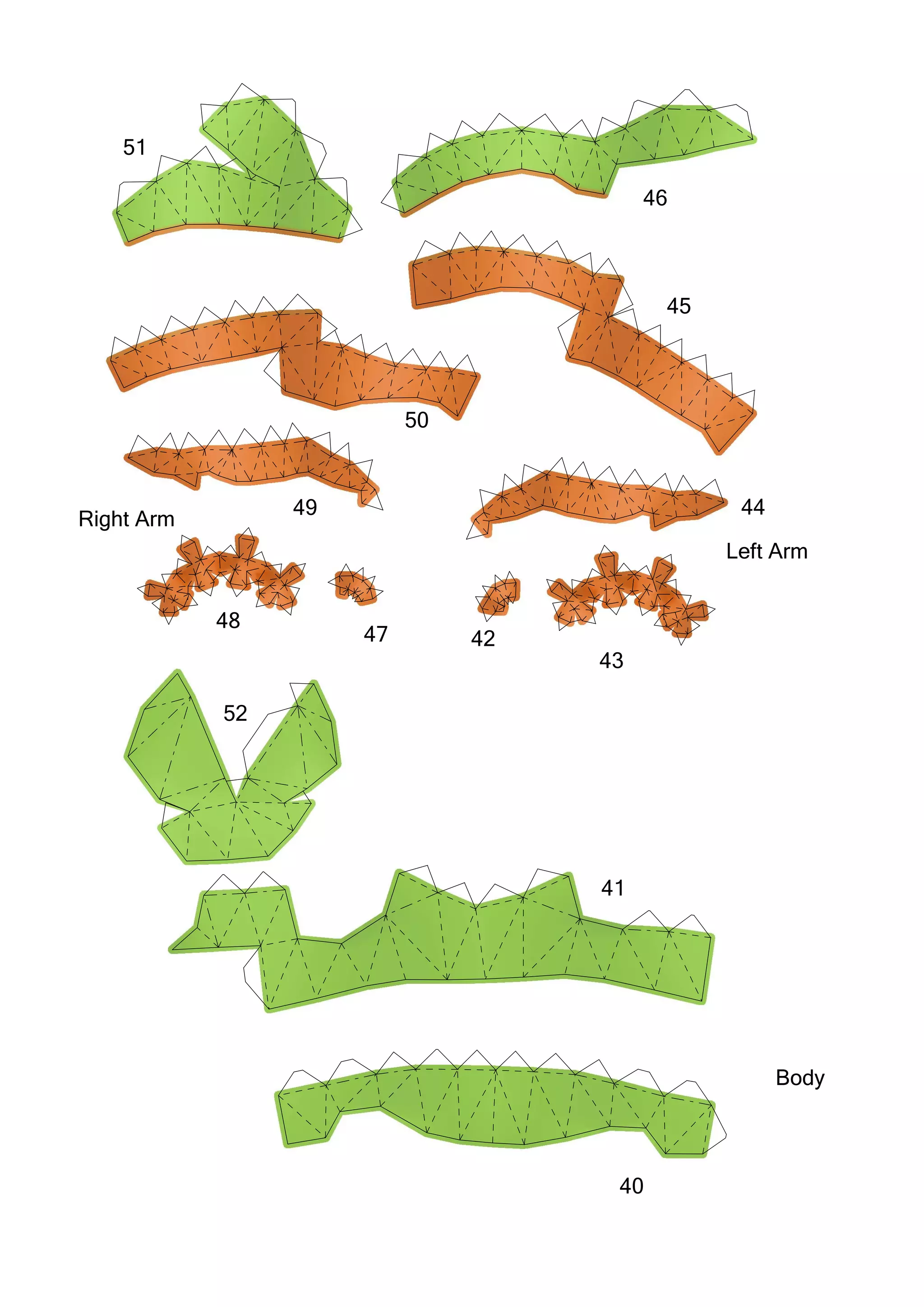 Grookey pokemons pdf papercraft | PDF | 3-D Graphics | Computer ...