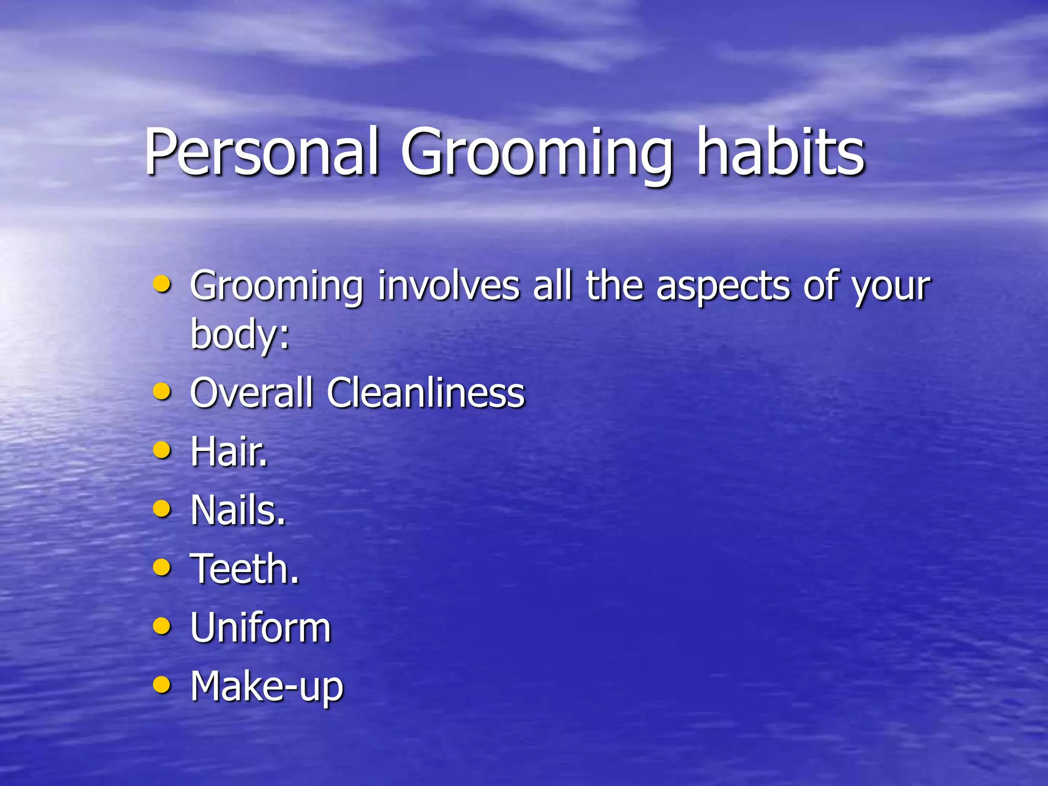 Grooming | PPT