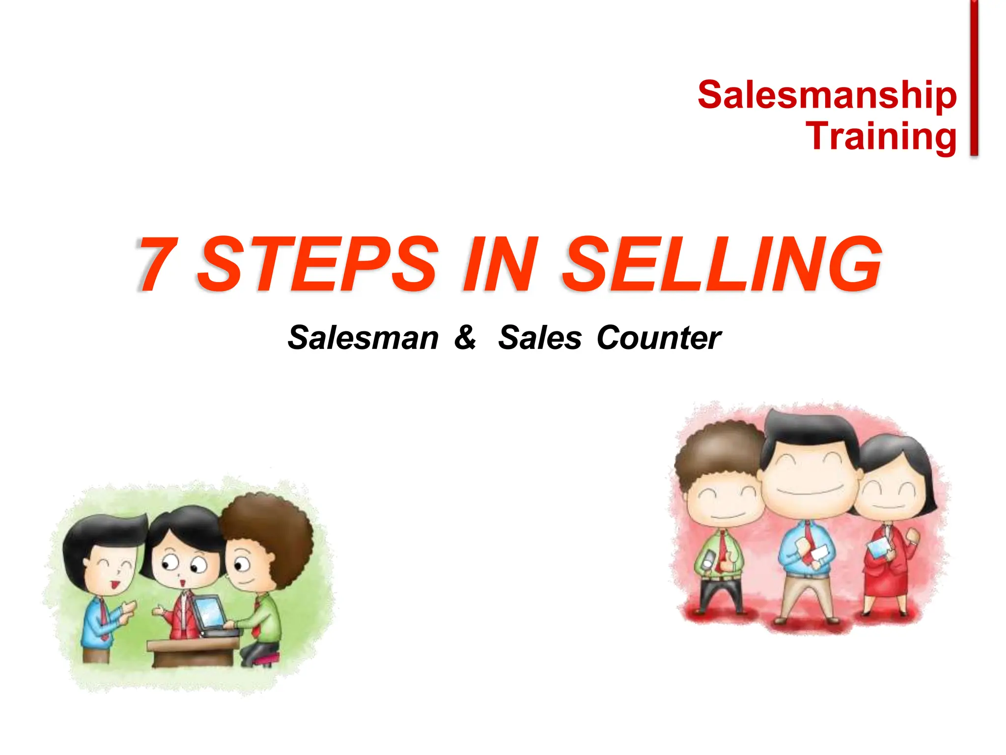 Grooming selling skill salesman and sales counter | PPTX