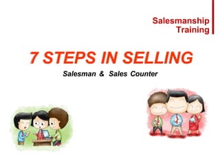 Grooming selling skill salesman and sales counter | PPT