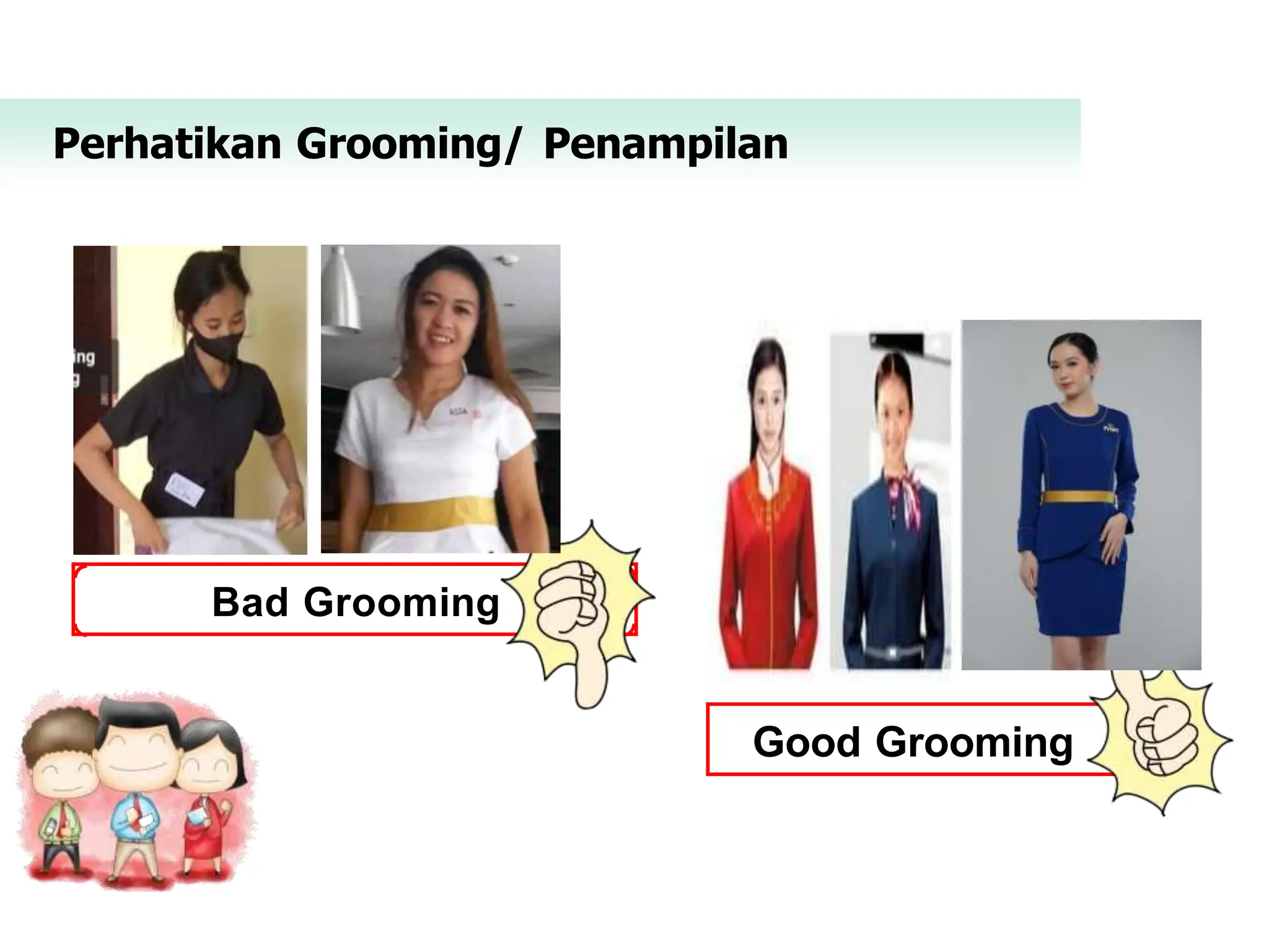 Grooming UNTUK FRONTLINERS DI FRONT OFFICE | PPTX