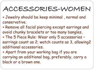 BASICS of Grooming and Dress Code | PPTX