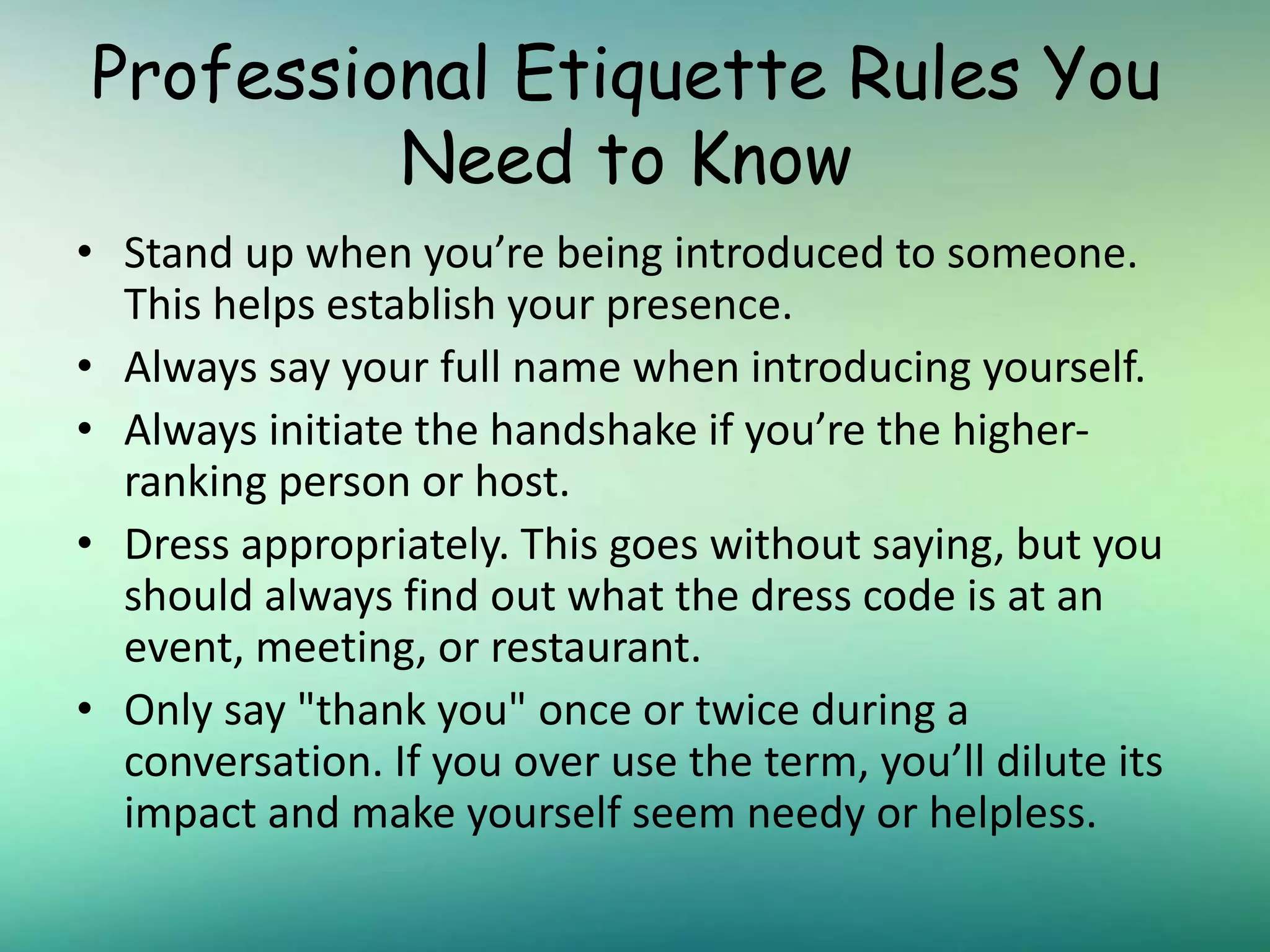 Grooming and etiquette | PPTX