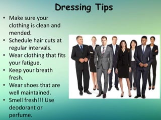 Grooming and etiquette | PPTX