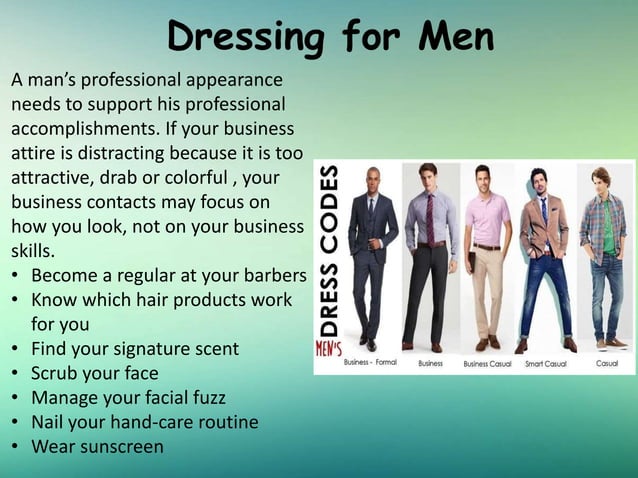 Grooming and etiquette | PPTX | Women\'s Clothing | Women\'s Fashion