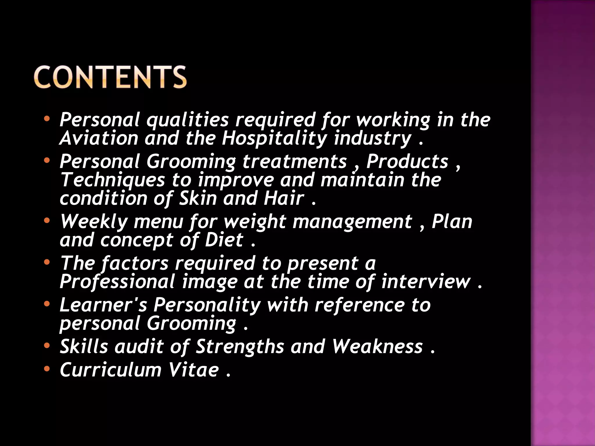 Grooming Assignment | PPT