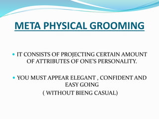 Grooming assignment Frankfinn | PPTX