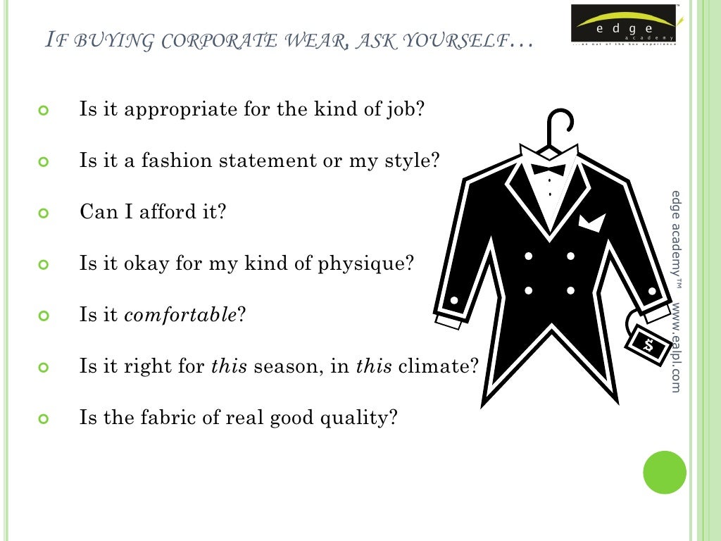 Grooming, Deportment & Power Dressing Ver2.1