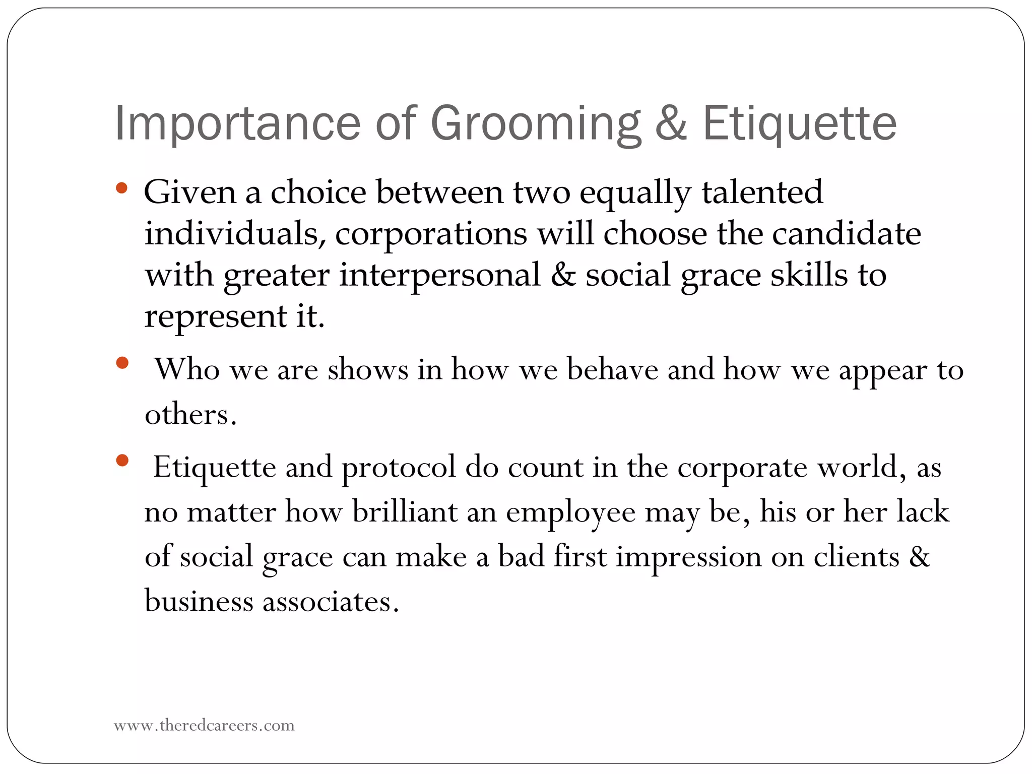 Grooming & etiquette men | PPT