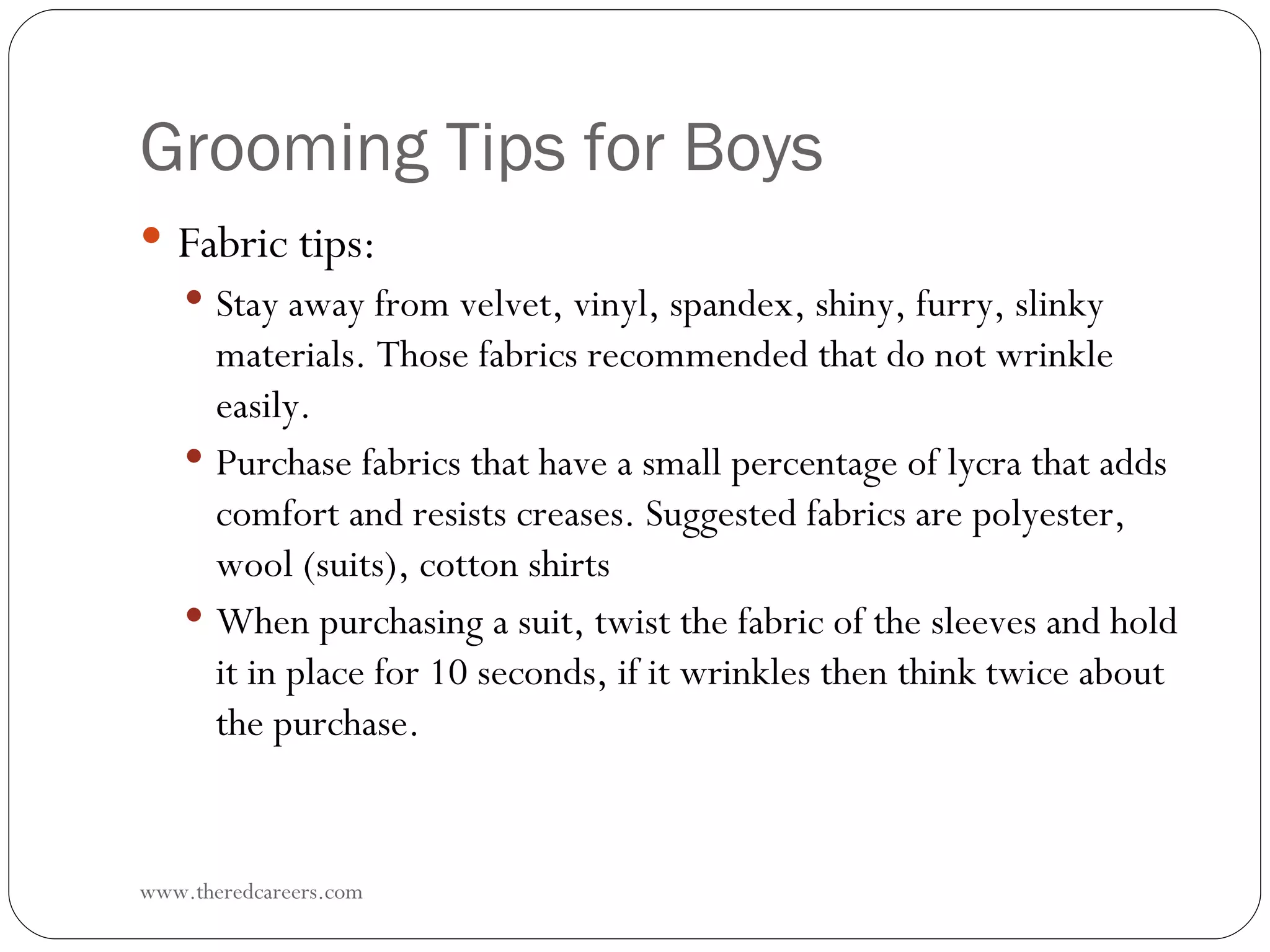 Grooming & etiquette men | PPT
