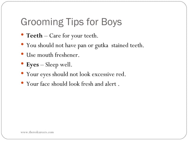Grooming & etiquette men | PPT