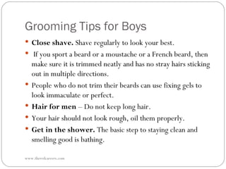 Grooming & etiquette men | PPT