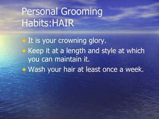 Personal Grooming | PPT