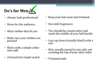 Grooming & office etiquettes | PPT