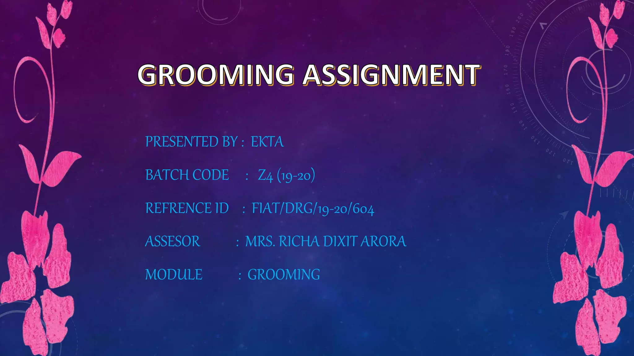 Grooming ppt.1 | PPT | Free Download
