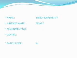 lipika's Grooming presentation | PPTX