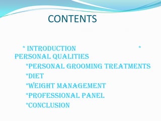 lipika's Grooming presentation | PPT