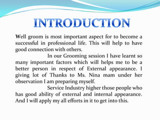 lipika's Grooming presentation | PPT