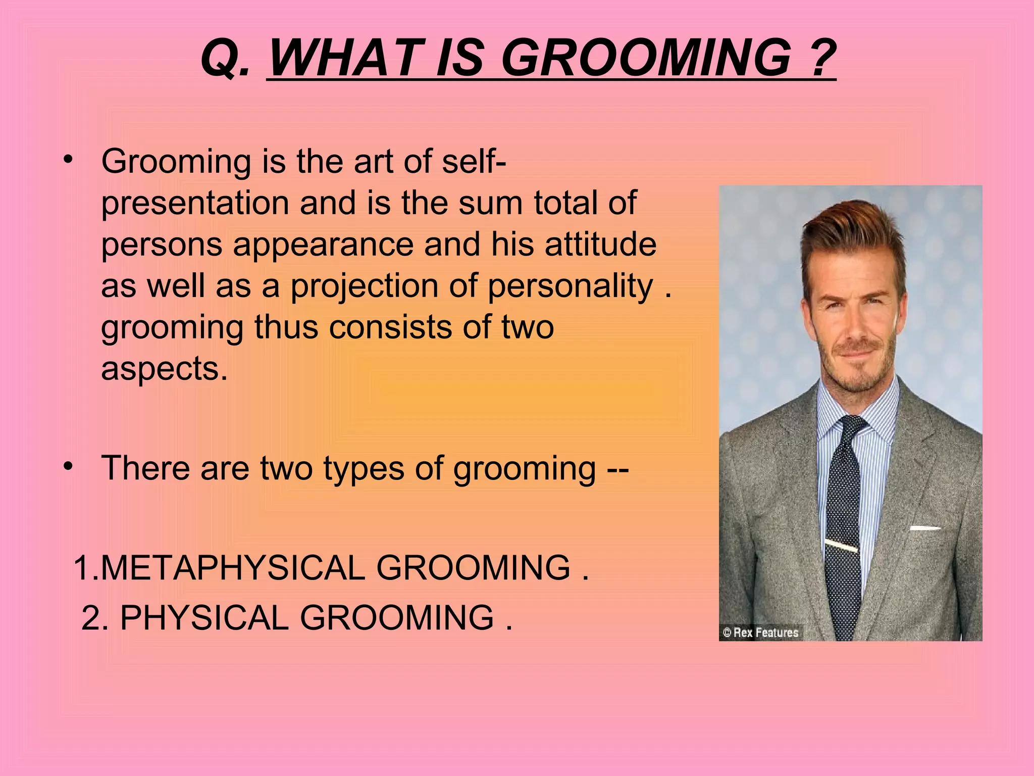 Grooming project made by sibaram nandi | PPT