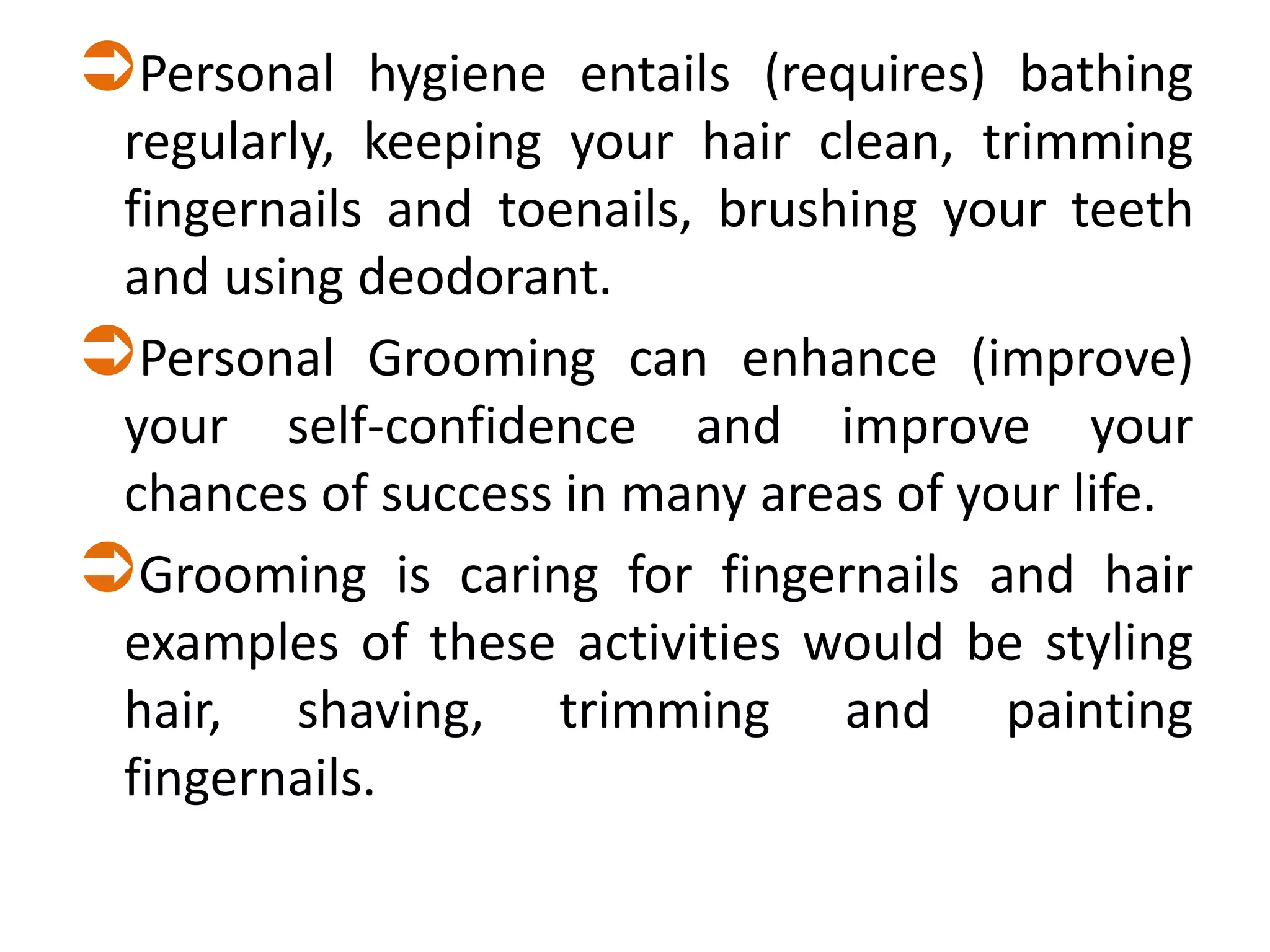 Grooming skills | PPTX