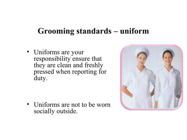 Grooming standard | PPT | Shaving | Personal Care
