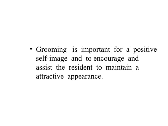 Grooming standard | PPT | Shaving | Personal Care
