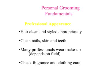 Grooming standard | PPT