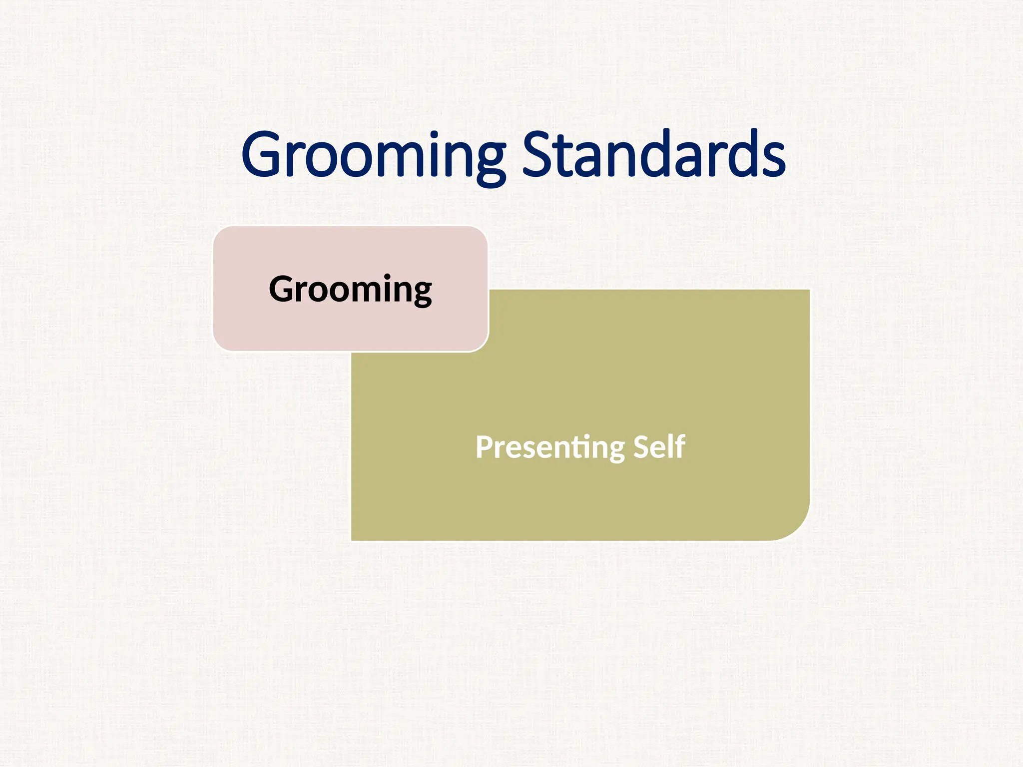 Grooming Standard and personal hygiene hk | PPTX