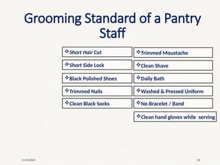 Grooming Standard and personal hygiene hk | PPTX