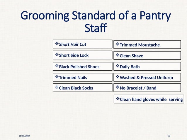 Grooming Standard and personal hygiene hk | PPTX