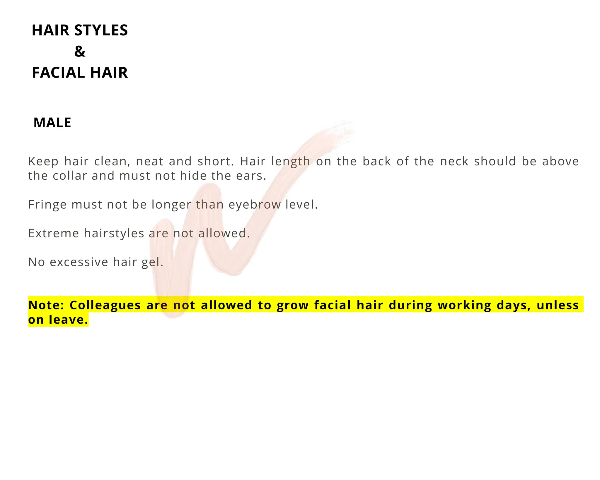 Grooming Standard for hotel professionals | PDF