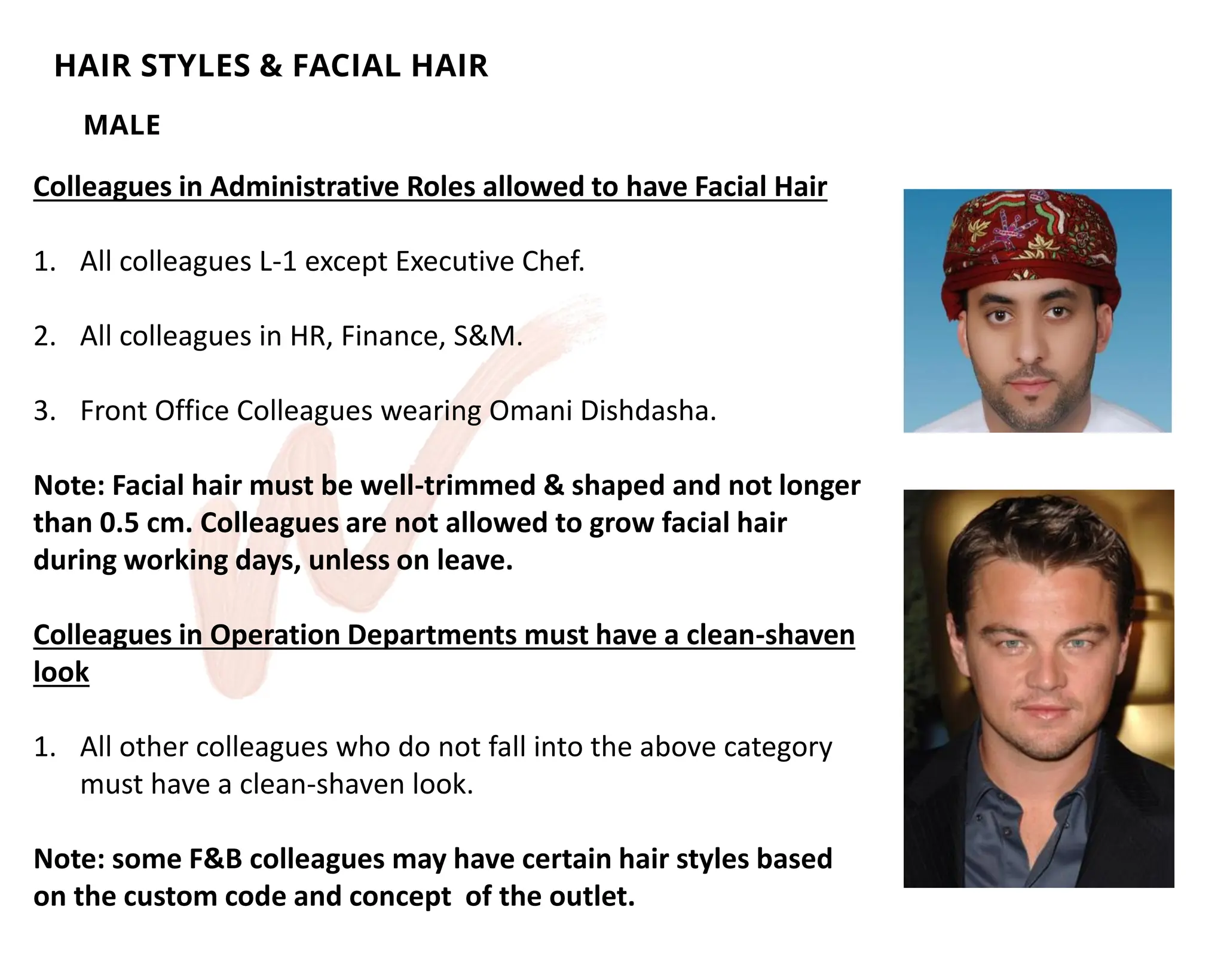 Grooming Standard for hotel professionals | PDF