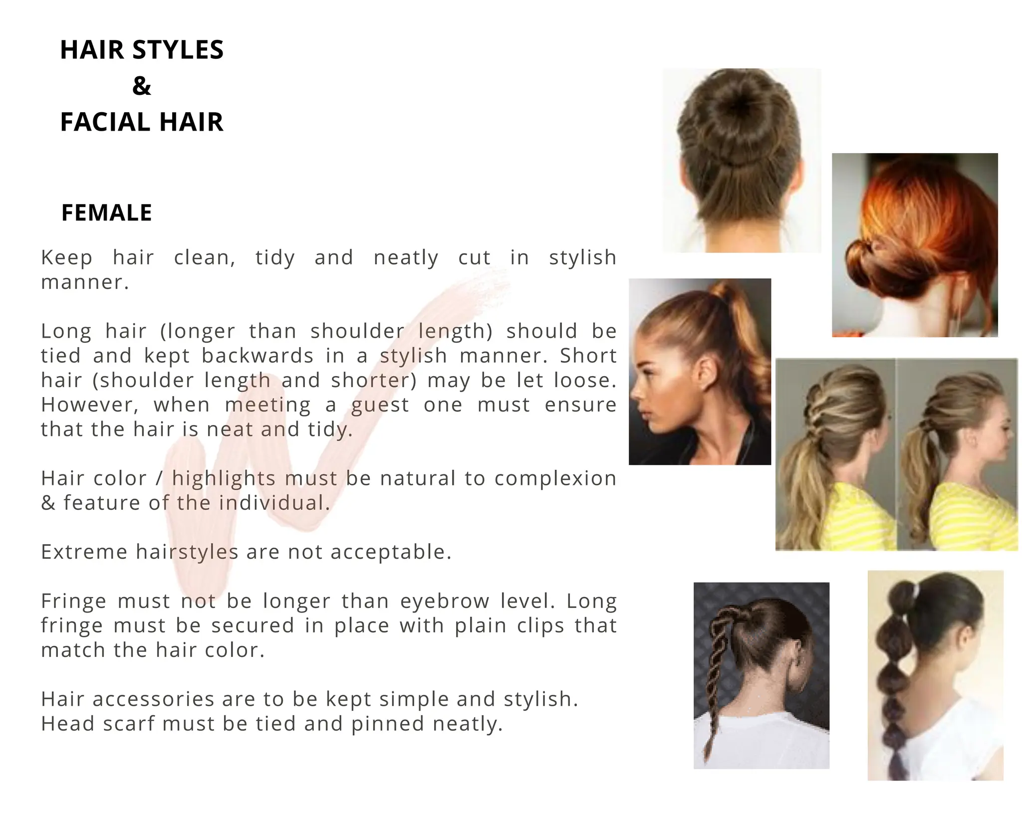 Grooming Standard for hotel professionals | PDF