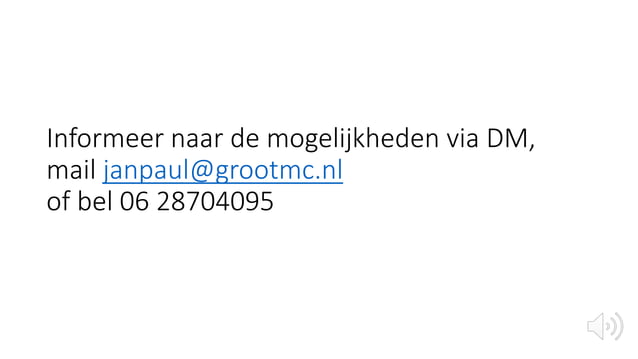 Groot workshops | PPT