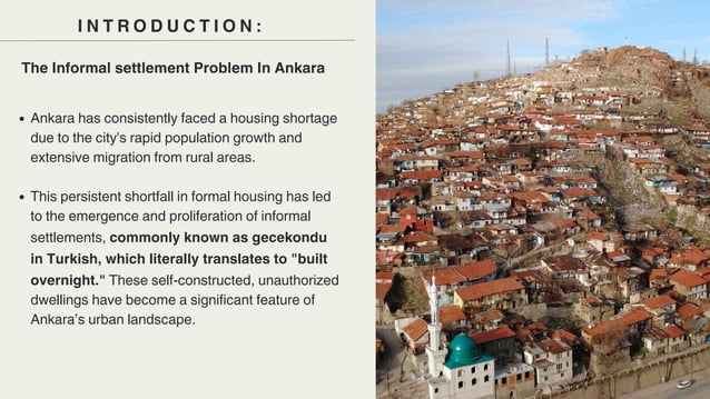 urban informality of ankara dikmen-a case study | PPT