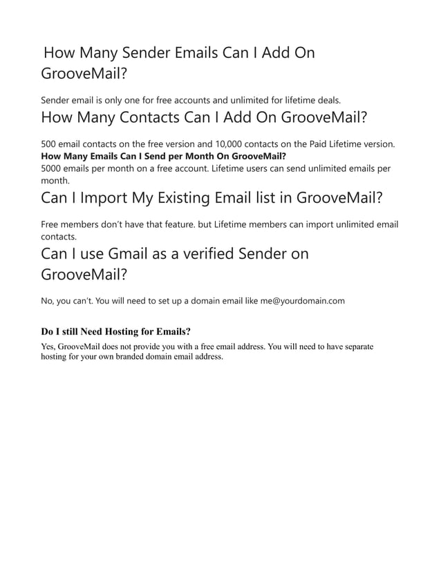 Groove mail crm tool of the future | PDF