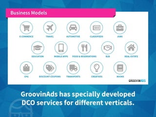 GroovinAds DCO | Features that power relevant ads | PPT
