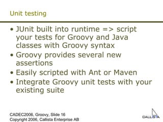 Groovy in 15 minutes | PPT