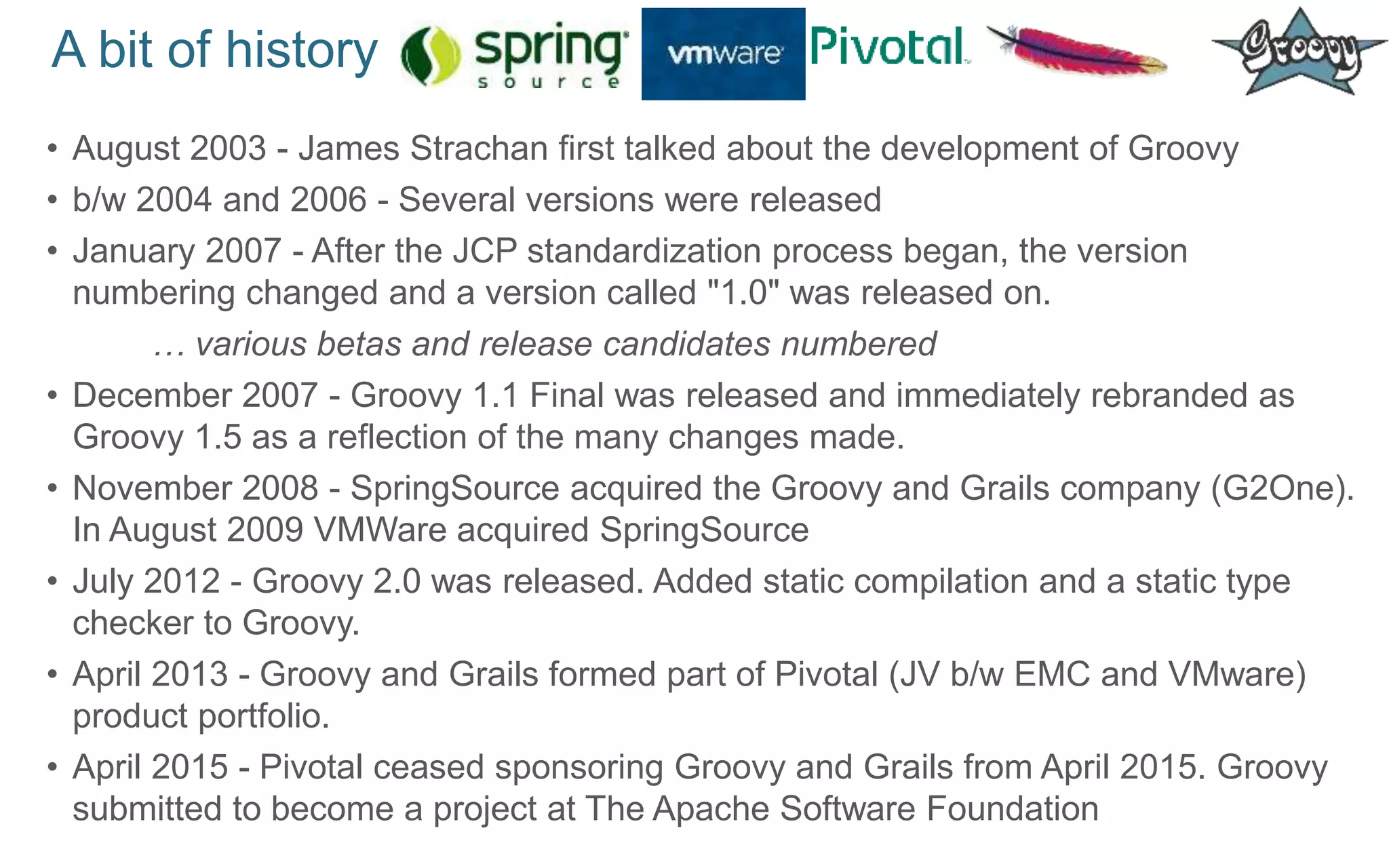 Groovy Programming Language Pptx Programming Languages Computing