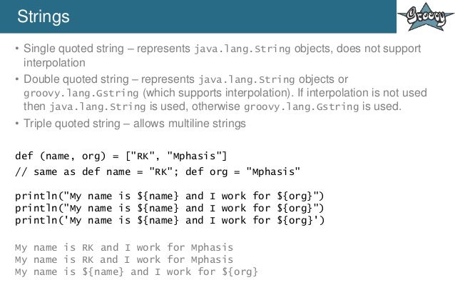 Groovy Programming Language